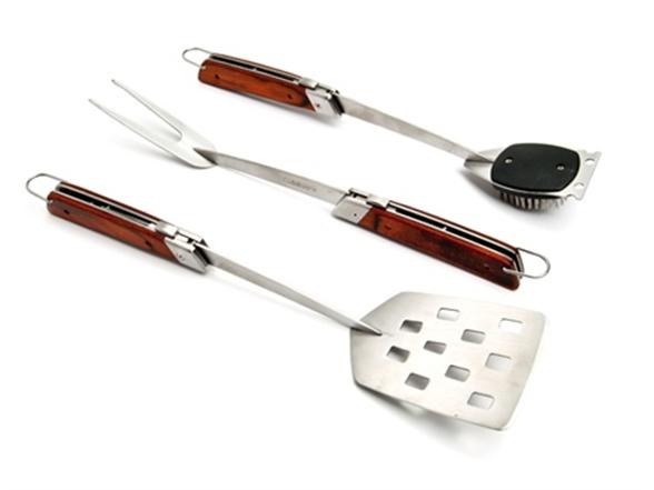 Cuisinart 3 Piece Folding Grilling Tool Set