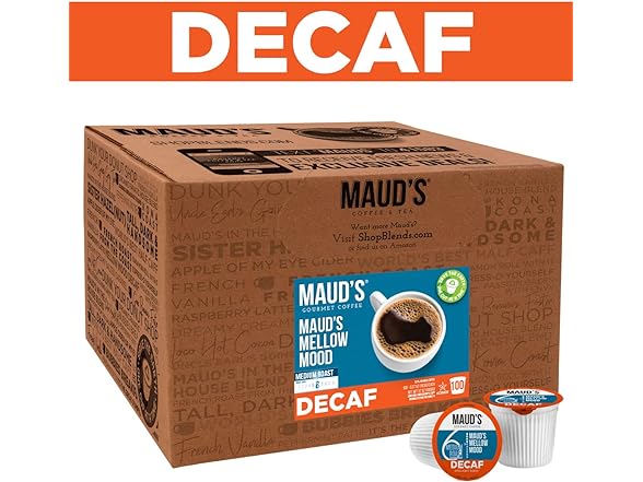 Maud’s Mellow Mood Pods Decaf 96ct