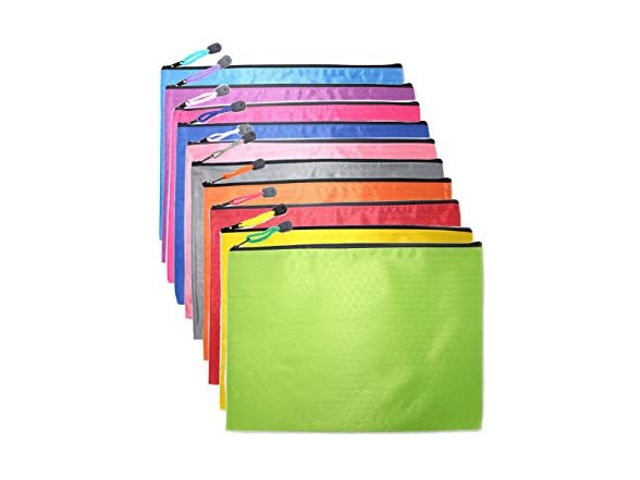 Waterproof Fabric Zipper File Bags