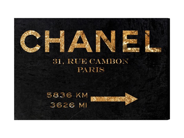 Couture Road Sign Night (4 Sizes)