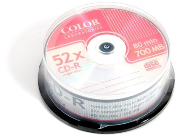 Color Laboratories 52x CD-R 25 Pack Spindle