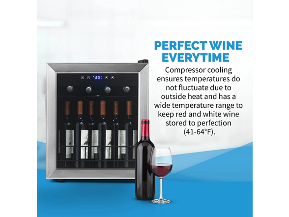 16 Bottle Compressor Wine Fridge