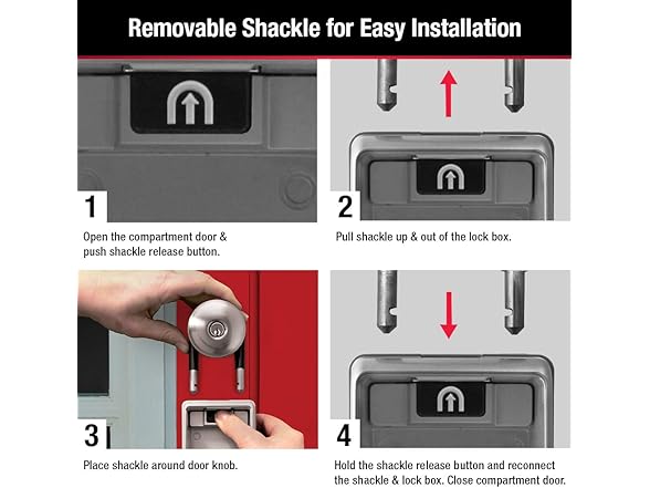 Master Lock Master Lock Black Portable Key Lock Box
