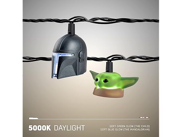 STAR WARS The Mandalorian & Baby Yoda String Light