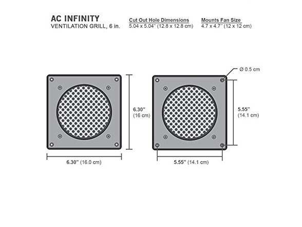 AC Infinity Ventilation Grille