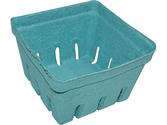 Green Molded Pulp Fiber Berry 1 Pint