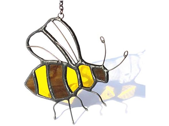 Bee Suncatcher Stained Glass