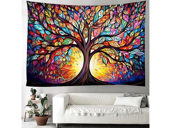 Tree of Life Mural Wall Hanging Decor