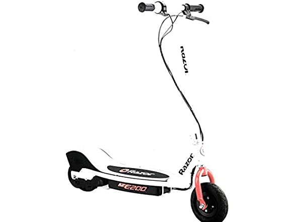 Razor E200 Electric Scooter (White)