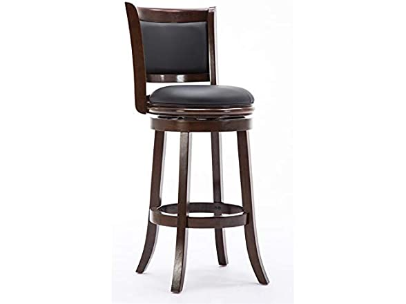 Boraam Augusta Bar Height Swivel Stool