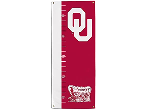 NCAA Oklahoma Sooners Growth Chart Banner