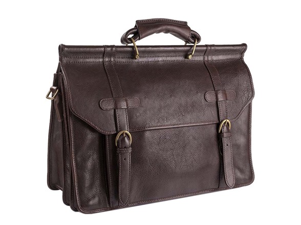 Hidesign Roma Luxury Oversized Leather Briefcase