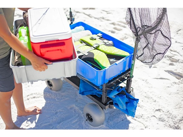 Mighty Max Cart Beach Cart Folding Wagon