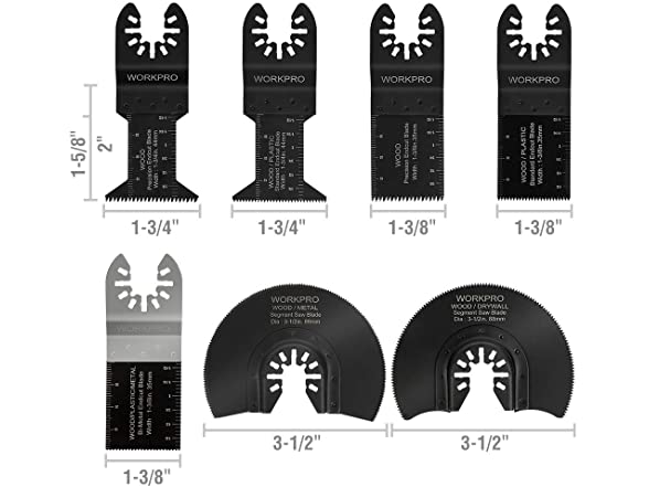 22 Piece Oscillating Saw Blades Kit