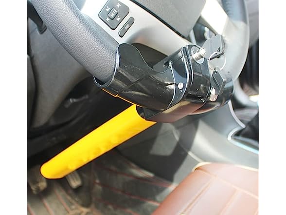 Car Steering Wheel Lock, Yellow