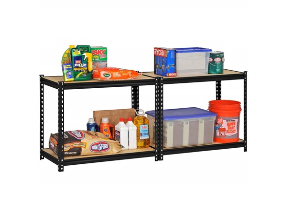 Steel Storage Rack with Adjustable Shelves (Your Choice)