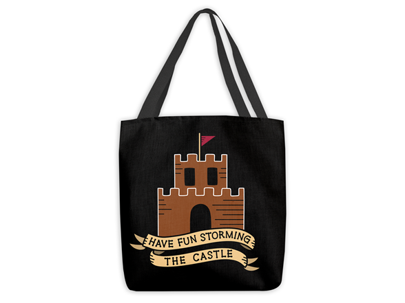 Castle Fun Large Tote Bag