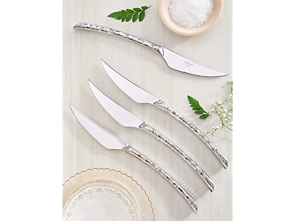 Hampton Forge Olivia Hammered Cutlery Set