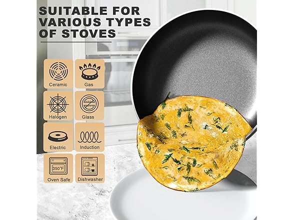 Cook N Home Nonstick Frying Pan Skillet