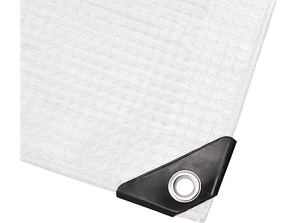 AmazonCommercial Heavy Duty Clear Mesh Tarp