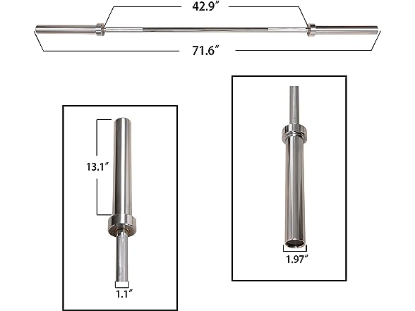 BalanceFrom Olympic Barbell Standard Wei