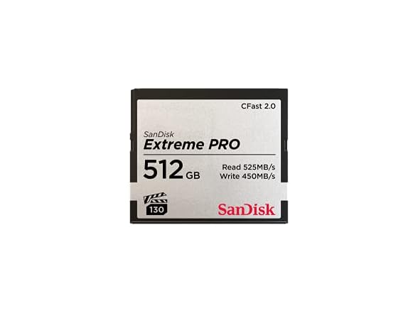 SanDisk 512GB Extreme PRO CFast 2.0