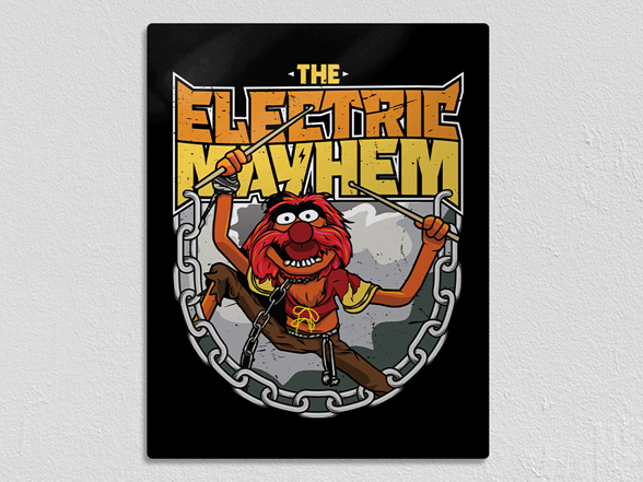 "The Electric Mayhem" 11" x 14" Metal Poster