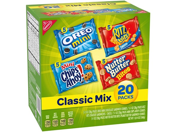 Nabisco Classic Variety Mix- 20 Packs