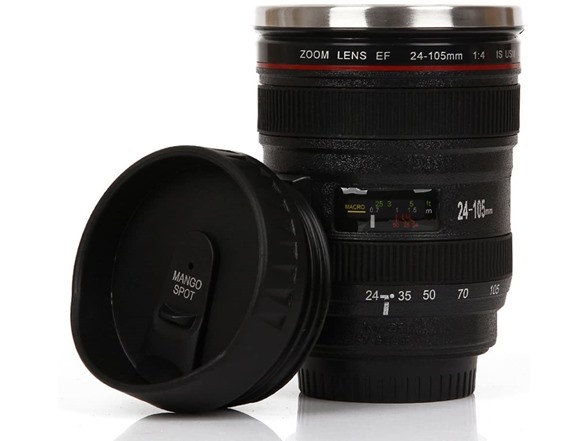 Camera Lens Thermos Stainless Steel Cup