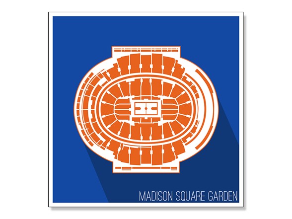 NBA 24x24 Seating Map Poster - Pick Team