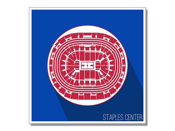 NBA 24x24 Seating Map Poster - Pick Team