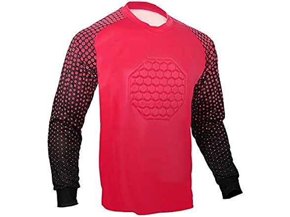 Soccer Goalie Shirt (Red, (Chest 38-40"))
