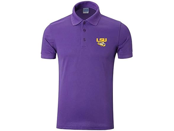 Polo Shirt with Embroidered (XXL, LSU)