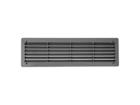 Plastic Door Air Ventilation Grille,Two Sided ,18'' x 5'', Gray