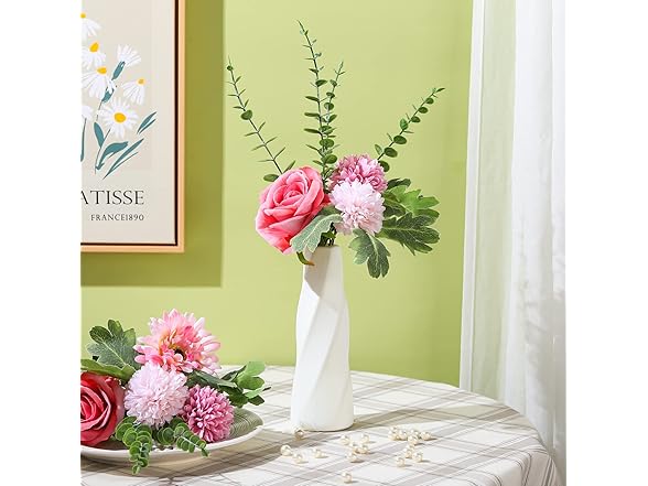 10 Pack Composite Plastic Flower Vases