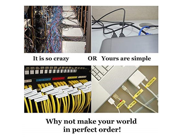 Mr Label Self Adhesive Cable Label