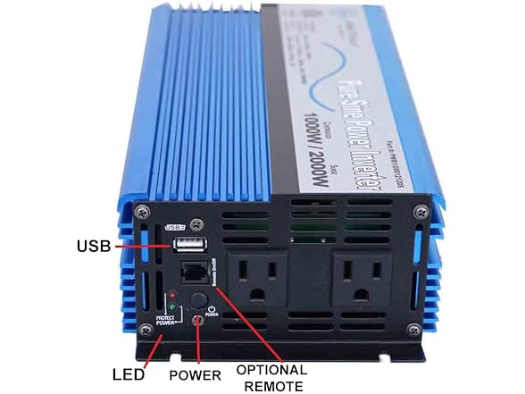AIMS Power 1000 Watt, 2000 Watt Peak