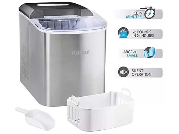 Igloo 26-lb Countertop Ice Maker