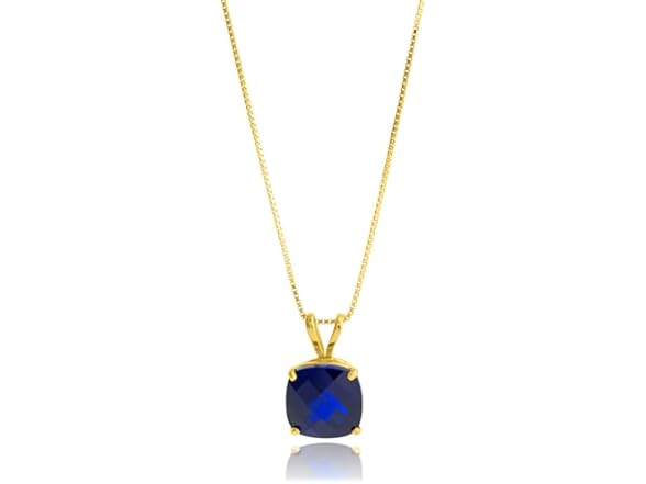 Max + Stone 14K YG Checkerboard Necklace
