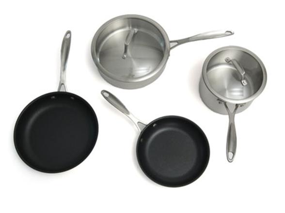 American Kitchen by Regal Ware 6-Piece Stainless Cookware Set