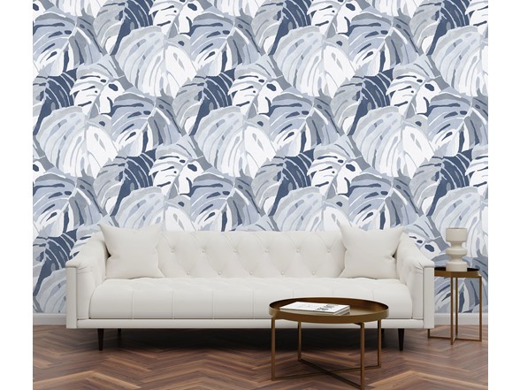 Castaway Ocean Blue Wall Mural