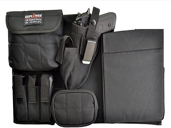 EXPLORER Car Holster, 21 x 13-Inch, Black