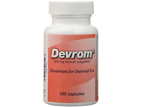 DEVROMA® Bismuth Subgallate 200mg Caps