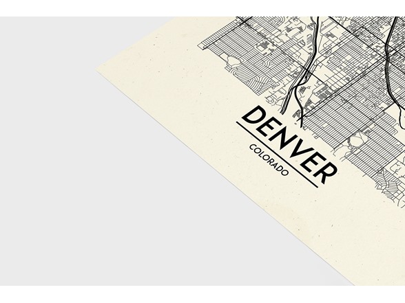 Denver - Minimal Print