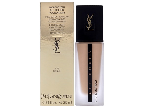 YSL All Hours Foundation SPF 20 - B45 Bisque