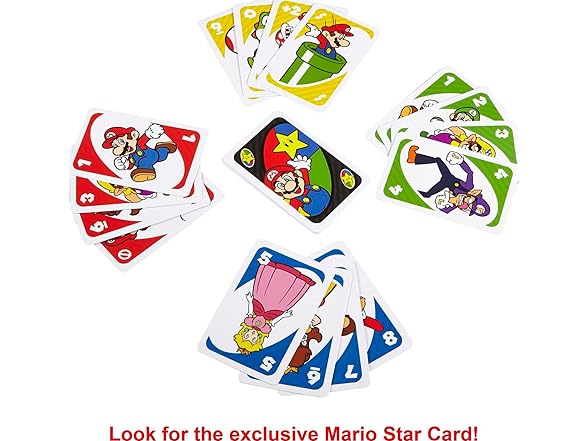Mattel Games UNO Super Mario Card Game