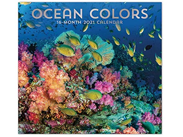 2021 Oceans 16-Month Wall Calendar