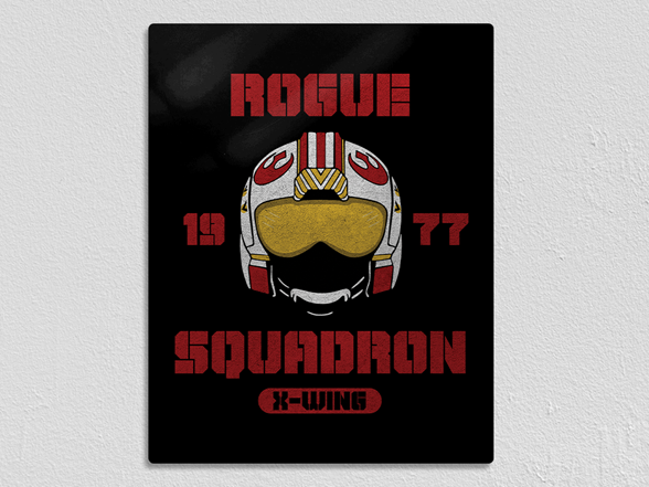 Rogue Squad 11" x 14" Metal Poster