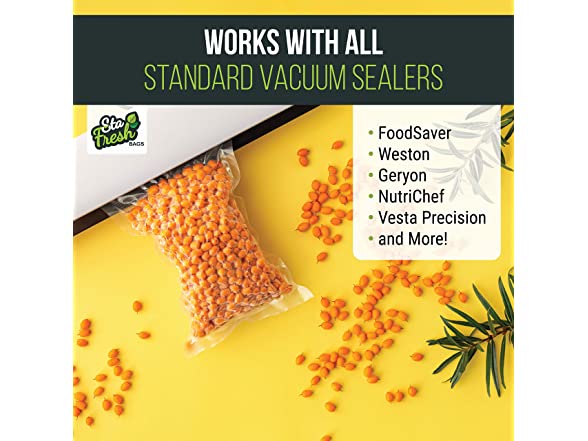 Vac Fresh Food Vacuum Seal Rolls (15" x 50', 2 Rolls)