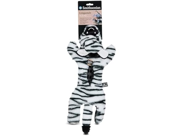 Smithsonian Longamals Plush Dog Toy